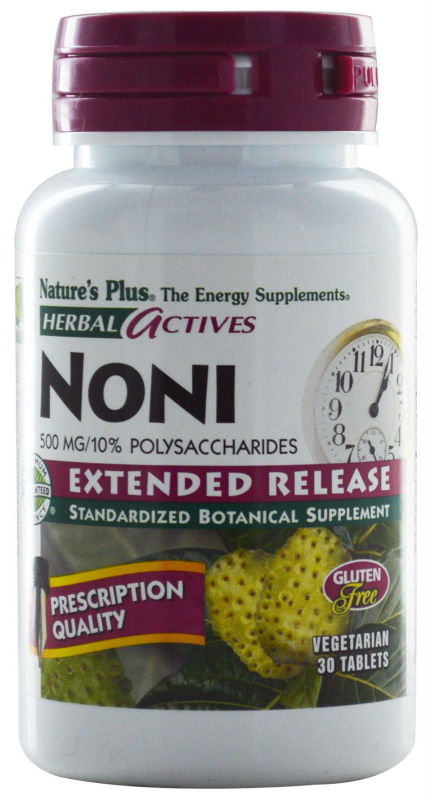 Buy Noni 500mg 30 Vege Tablets from Natures Plus and Save Big at ...
